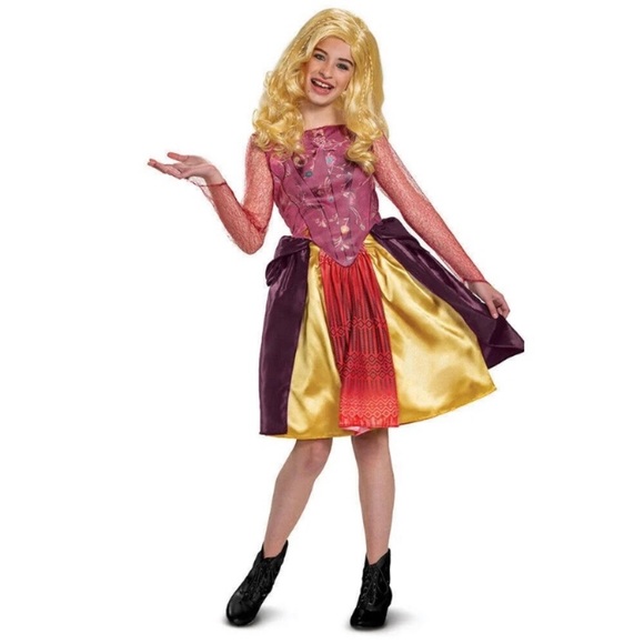 Accessories | New Disney Hocus Pocus Sarah Sanderson Dress Costume Full ...